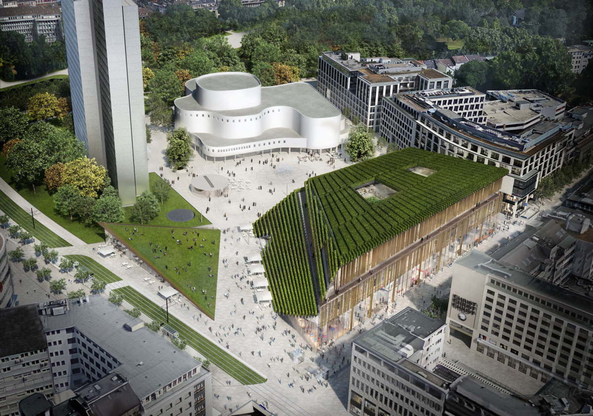 Christoph Ingenhoven im Gespräch / Kö-Bogen II in Düsseldorf ...