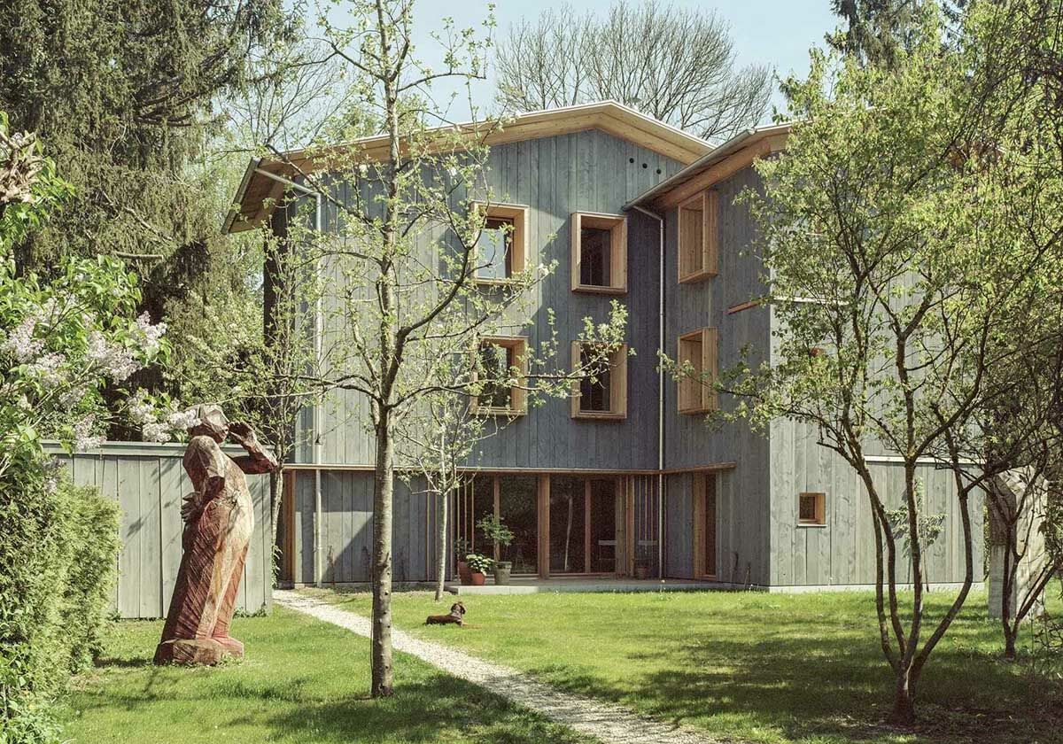 Büroerweiterung von Florian Nagler Architekten in München / Ohne Zement ...