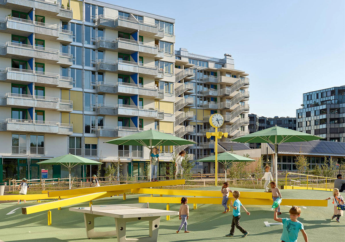 Wohn- und Gewerbeensemble von Donet Schäfer Reimer / Einfach Wohnen in Zürich - Architektur und ...