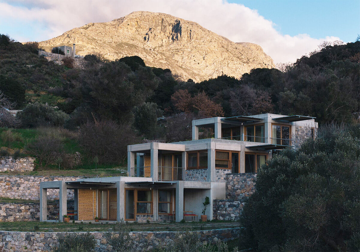 Ferienanlage auf Kreta von Sigurd Larsen Design / Bruchstein und Beton ...